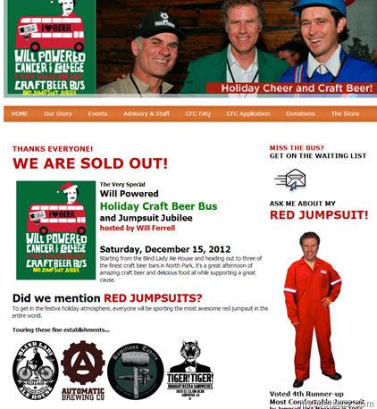 Will Ferrell’s “Will Powered” Holiday Craft Beer Bus SOLD OUT - My BeerBuzz